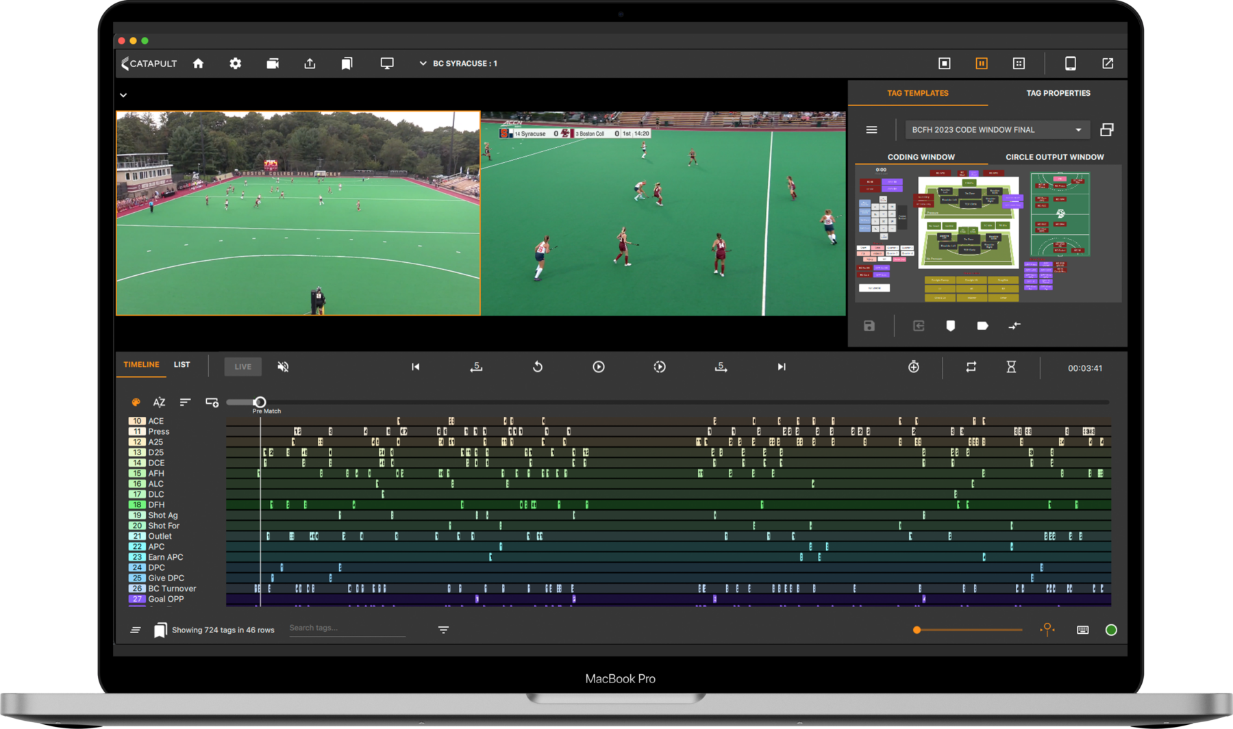 How Focus is Transforming Video Analysis in NCAA Field Hockey - Catapult